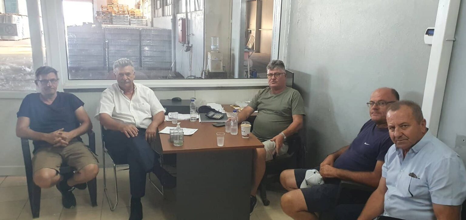 Συνάντηση Δημάρχου Κορινθίων Β.Νανόπουλου στον Αγροτικό Συνεταιρισμό ...